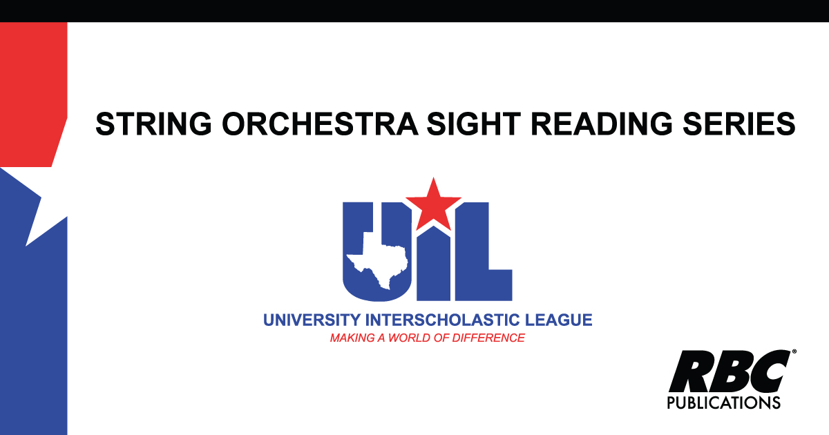 UIL Sightreading for String Orchestra – RBC Music