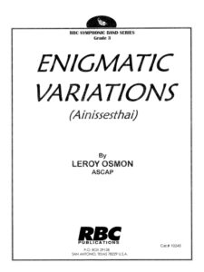 Enigmatic Variations – Full Score – RBC Music
